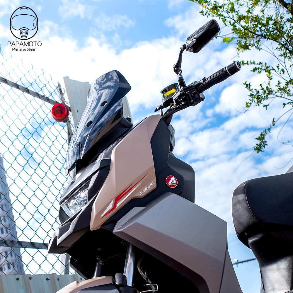 TANAX NAPOLEON AMS-104-10 後照鏡 (藍鏡) – 趴趴騎士生活館=網路商店