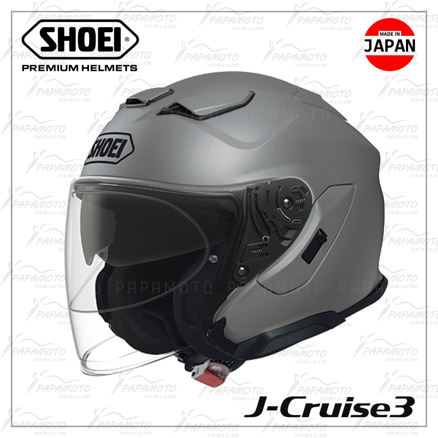 SHOEI J-Cruise 3 消光深灰 – 趴趴騎士生活館=網路商店